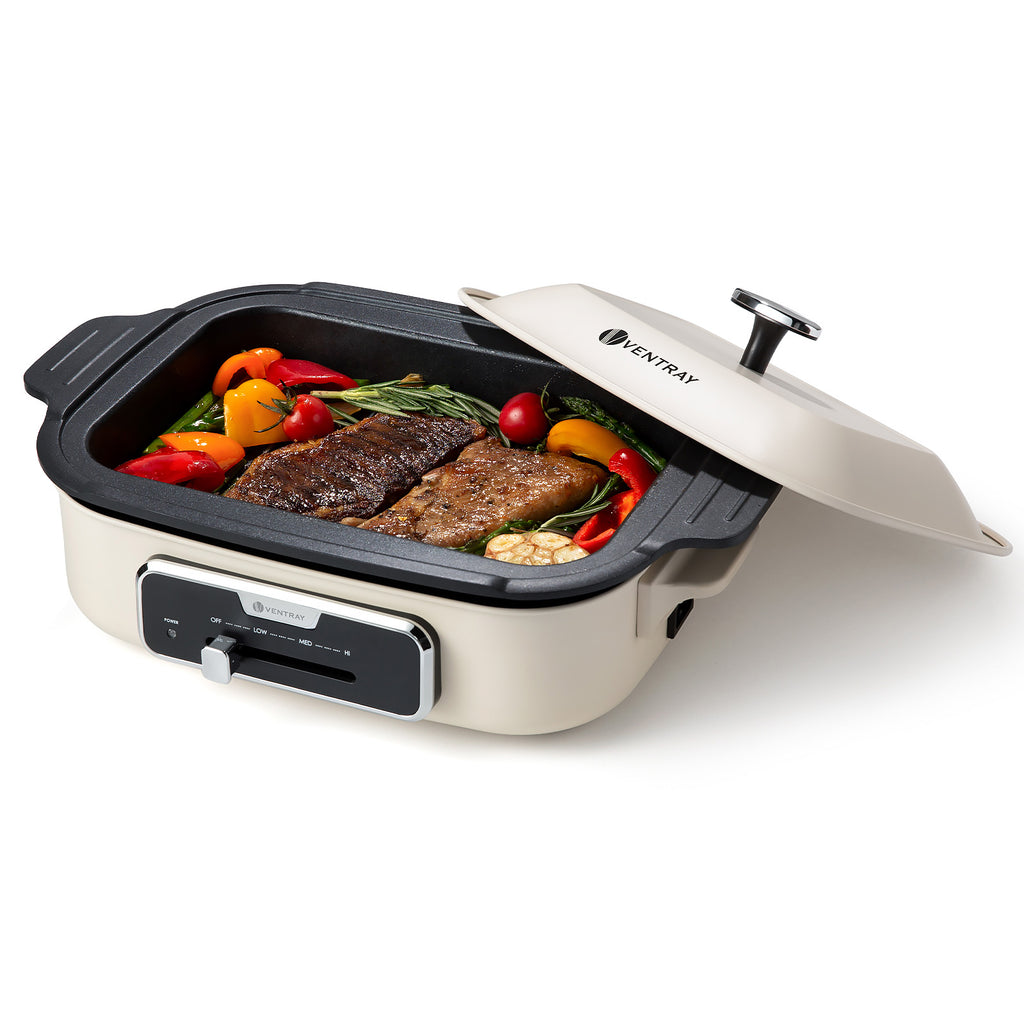 Ventray Smokeless Electric Indoor Grill - Multifunctional Cooker ...