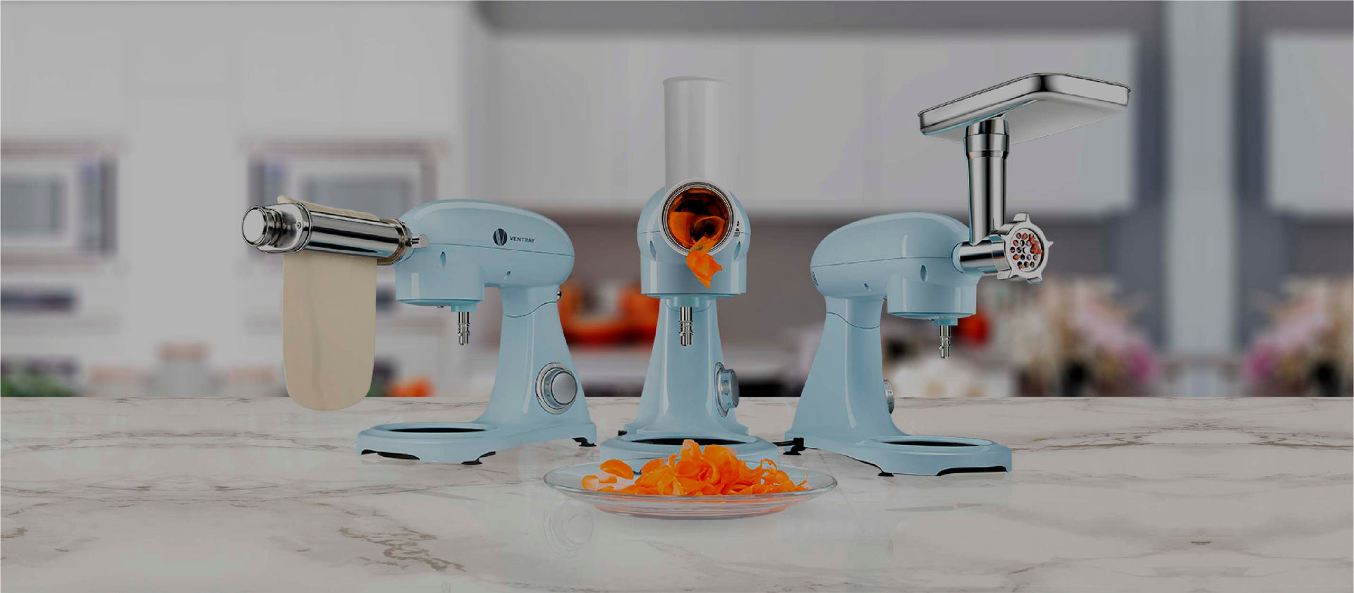 Vegetable Slicer Shredder Attachment for Stand Mixer – Ventray USA ...